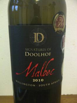 Signatures of Doolhof Malbec 2010