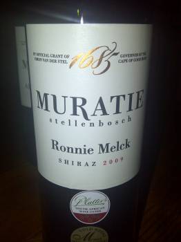 Muratie Ronnie Melck Shiraz 2009