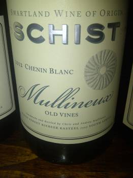 Mullineux Schist Chenin Blanc 2012