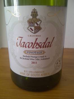 Jacobsdal Pinotage 2011