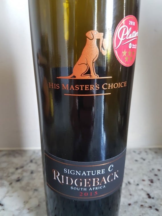 Ridgeback His Master's Choice Signature C 2015