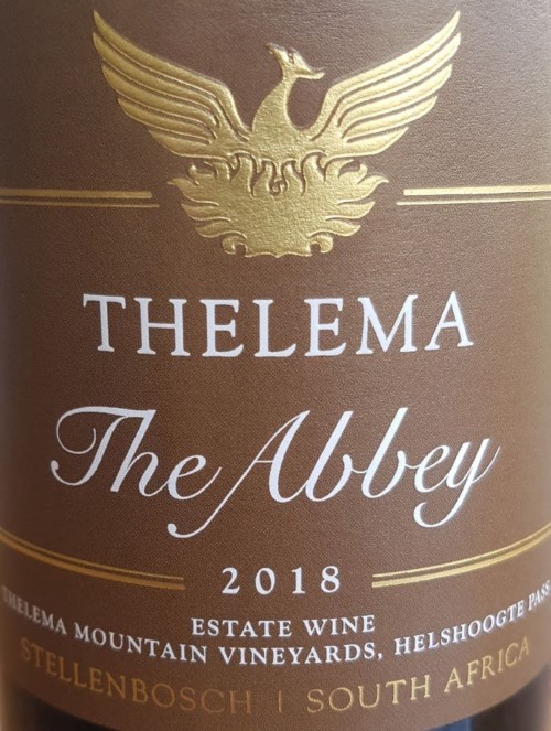 Thelema The Abbey 2018 - winemag