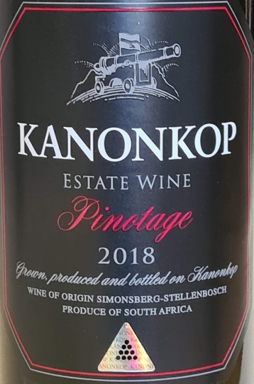 Kanonkop Black Label Pinotage 2018 - winemag