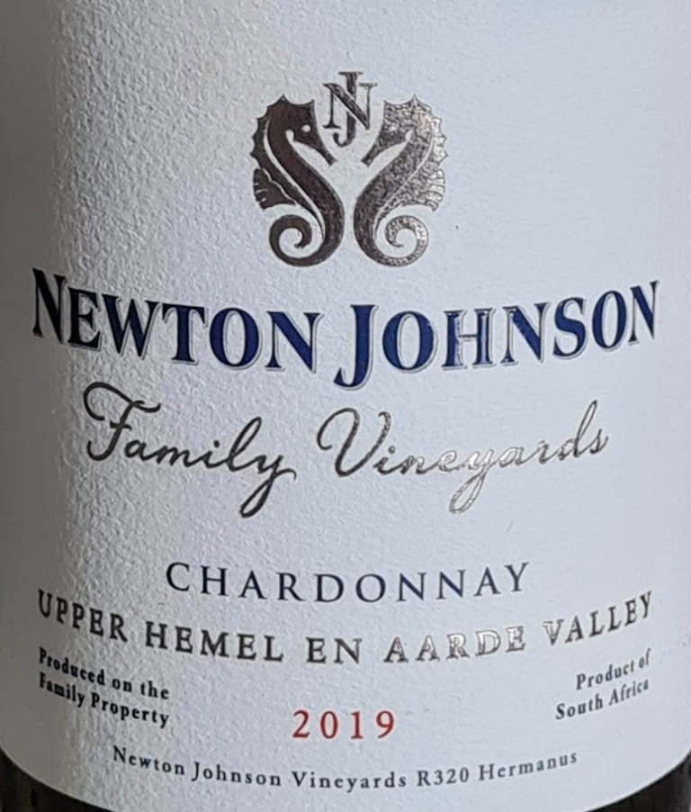 Newton Johnson Family Vineyards Chardonnay 2019 - winemag