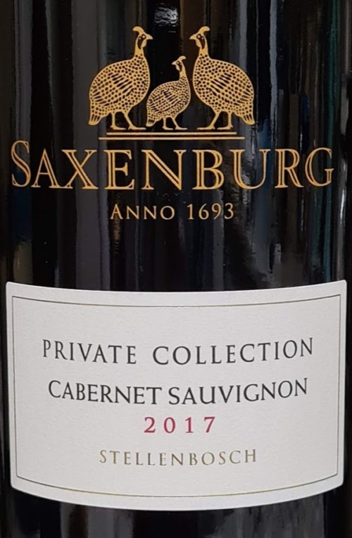 Saxenburg Private Collection Cabernet Sauvignon 2017 - winemag