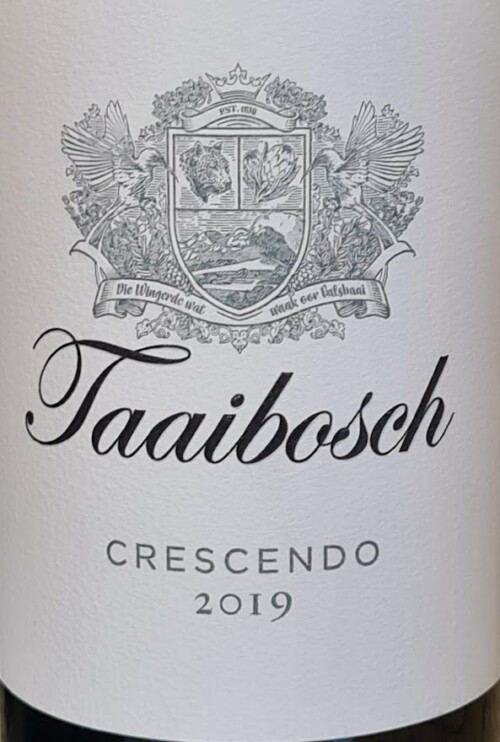Taaibosch Crescendo 2019 - winemag