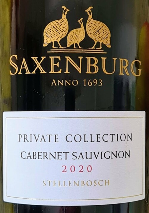 Saxenburg Private Collection Cabernet Sauvignon 2020 - winemag