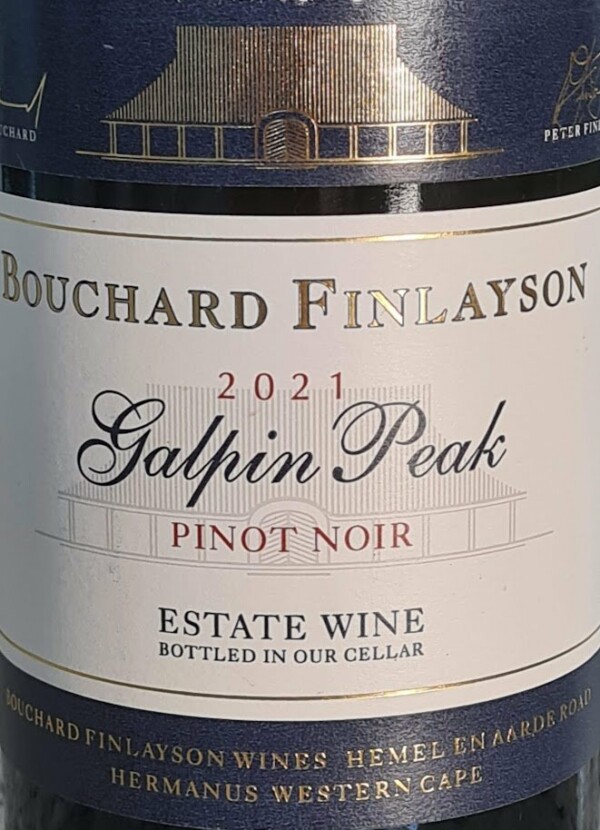Bouchard Finlayson Galpin Peak Pinot Noir 2021 - winemag