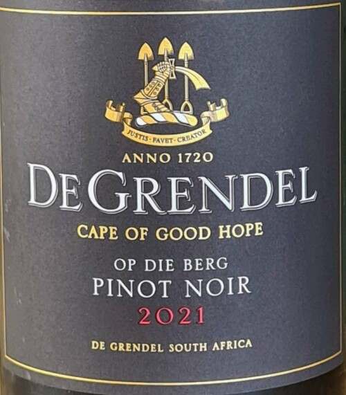 De Grendel Op die Berg Pinot Noir 2021 - winemag