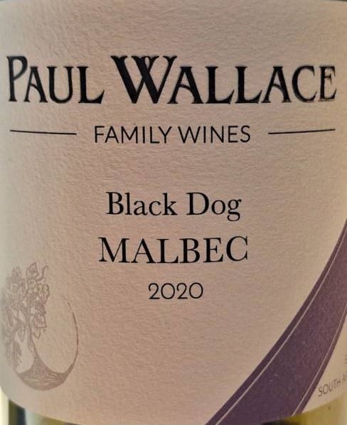 Paul Wallace Black Dog Malbec 2020 - winemag