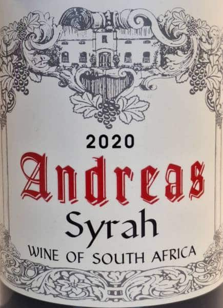 Andreas Shiraz 2020 - winemag