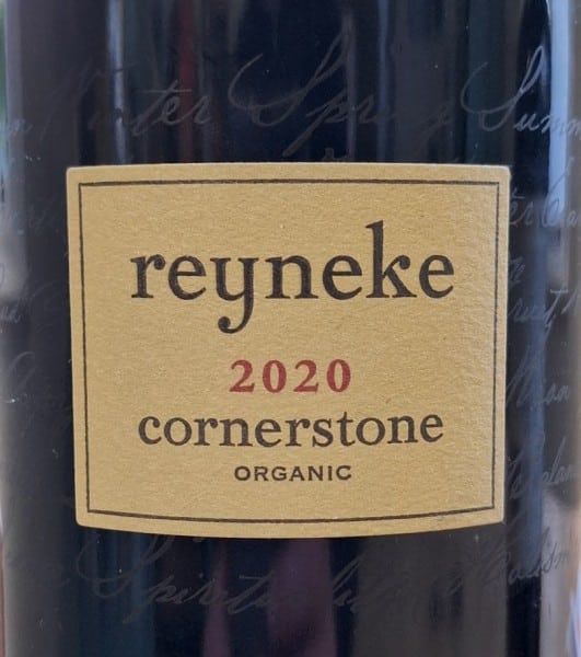 Reyneke Cornerstone 2020 - winemag