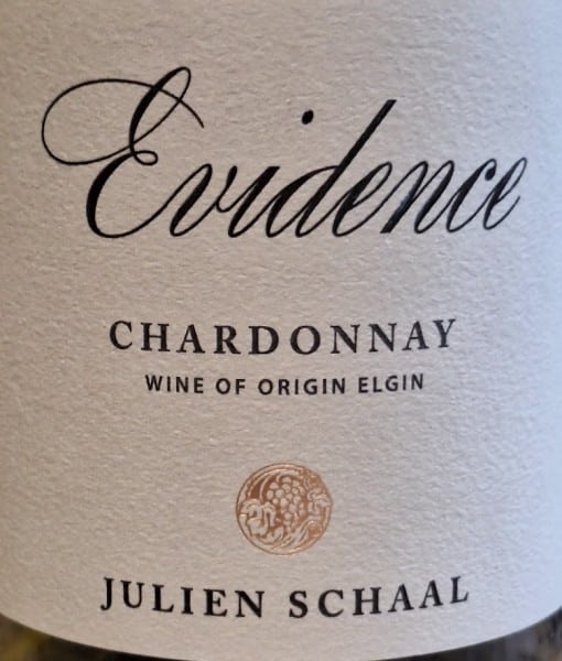 Julien Schaal Evidence Chardonnay 2023 - winemag