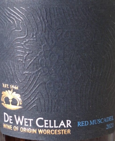 De Wet Red Muscadel 2021 - winemag