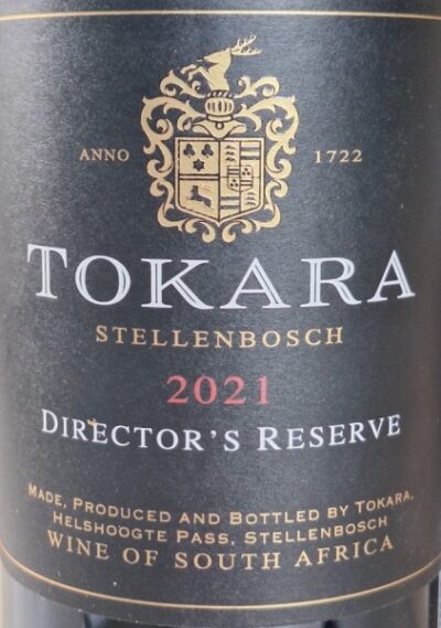 Tokara Director’s Reserve Red 2021 - winemag